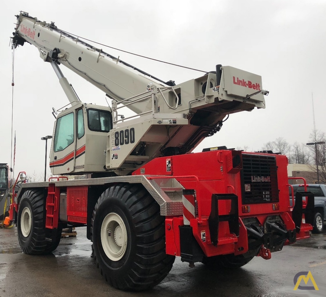 Link-Belt RTC-8090 II 90-Ton Rough Terrain Crane For Sale Hoists & Material Handlers 7241 ...