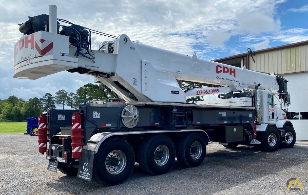 Load King Stinger 80-160 80-ton Boom Truck Crane on Kenworth T800 For ...