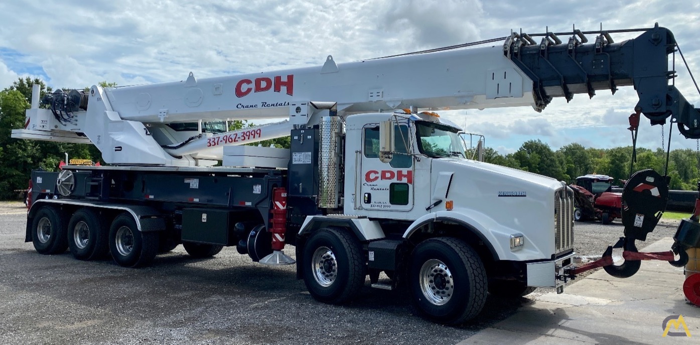 Load King Stinger 80-160 80-ton Boom Truck Crane on Kenworth T800 For ...