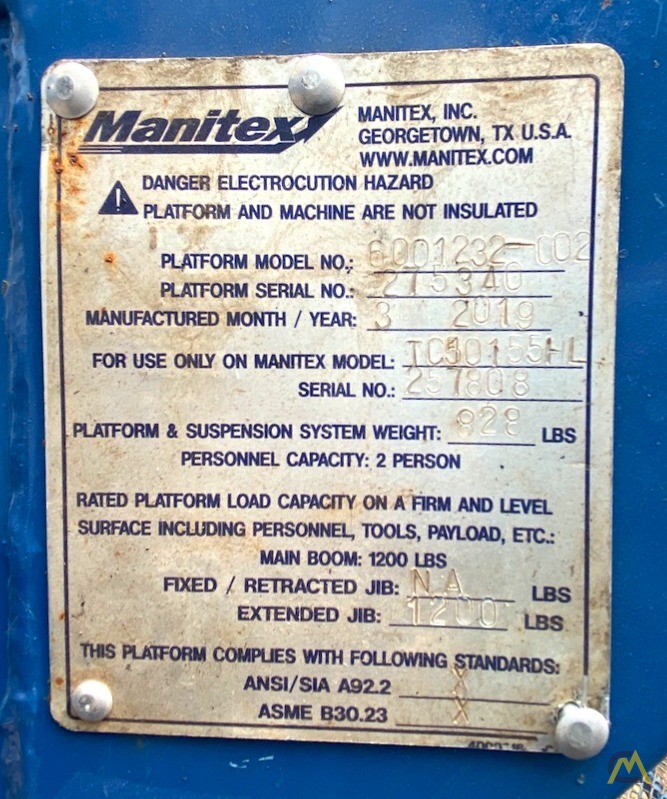 Manitex 2-Person Quick-Attach Rotating Steel Man Basket For Sale ...