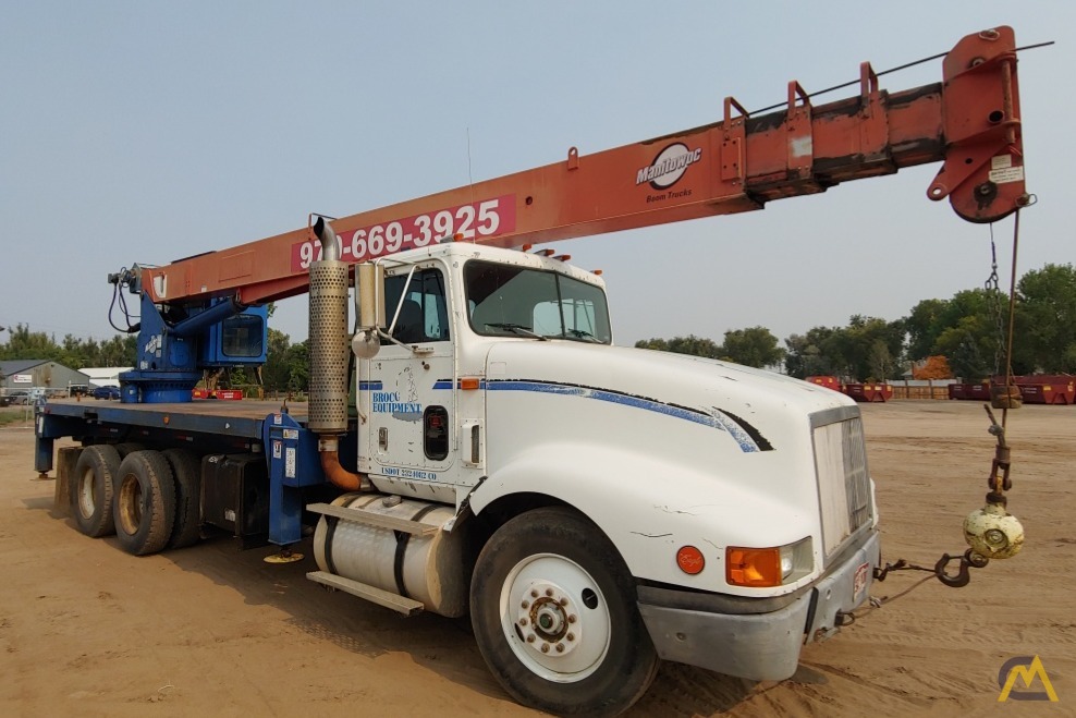 Manitex 22101S 22-ton Boom Truck Crane on International 9400 For Sale ...