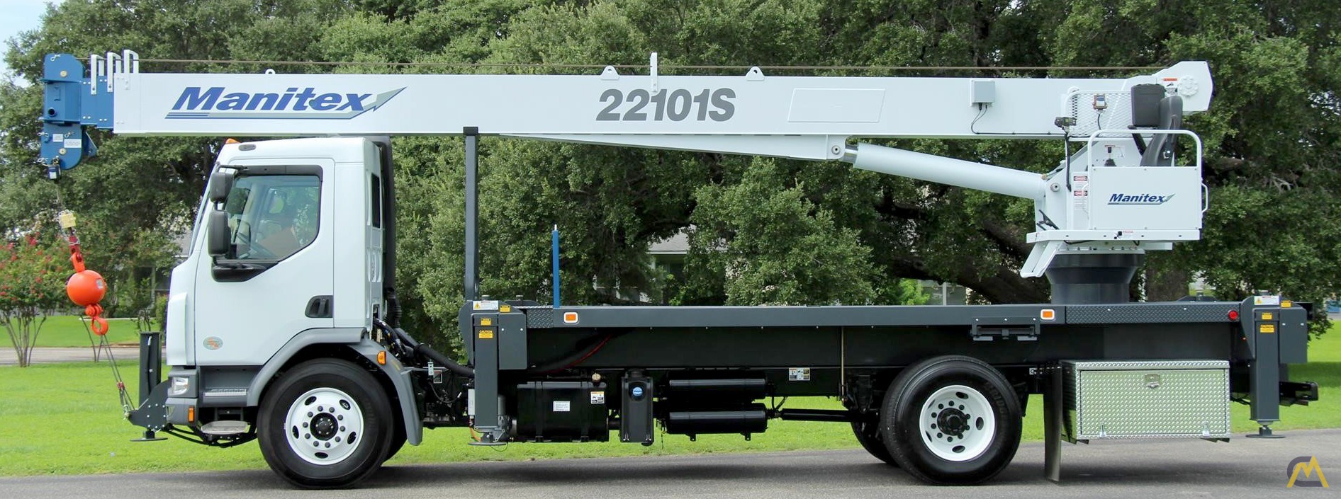 Manitex 22101S 22-ton Boom Truck Crane on Peterbilt 220 For Sale Trucks ...