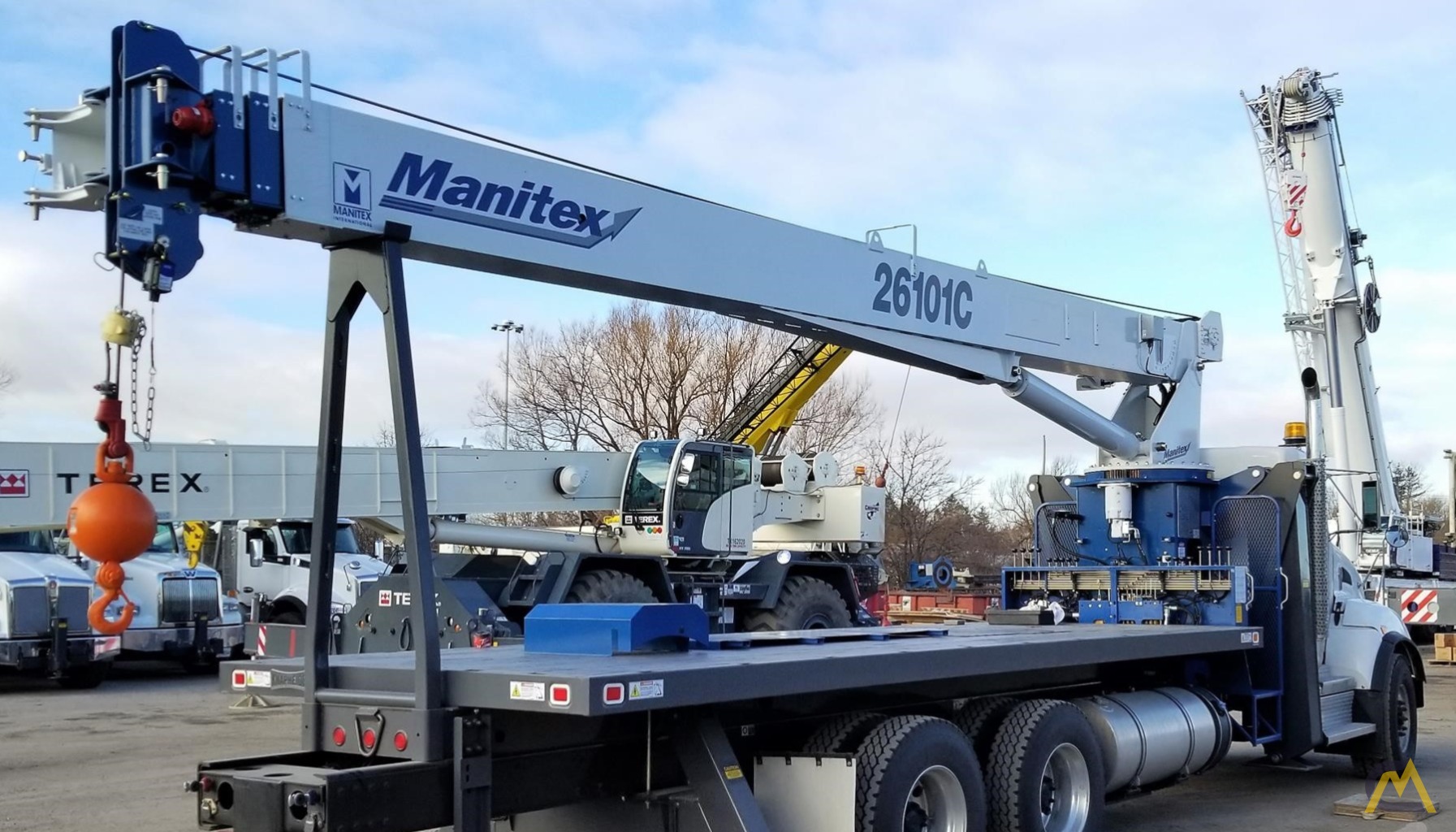Manitex 26101C 26-Ton Boom Truck Crane For Sale or Rent Trucks Hoists ...