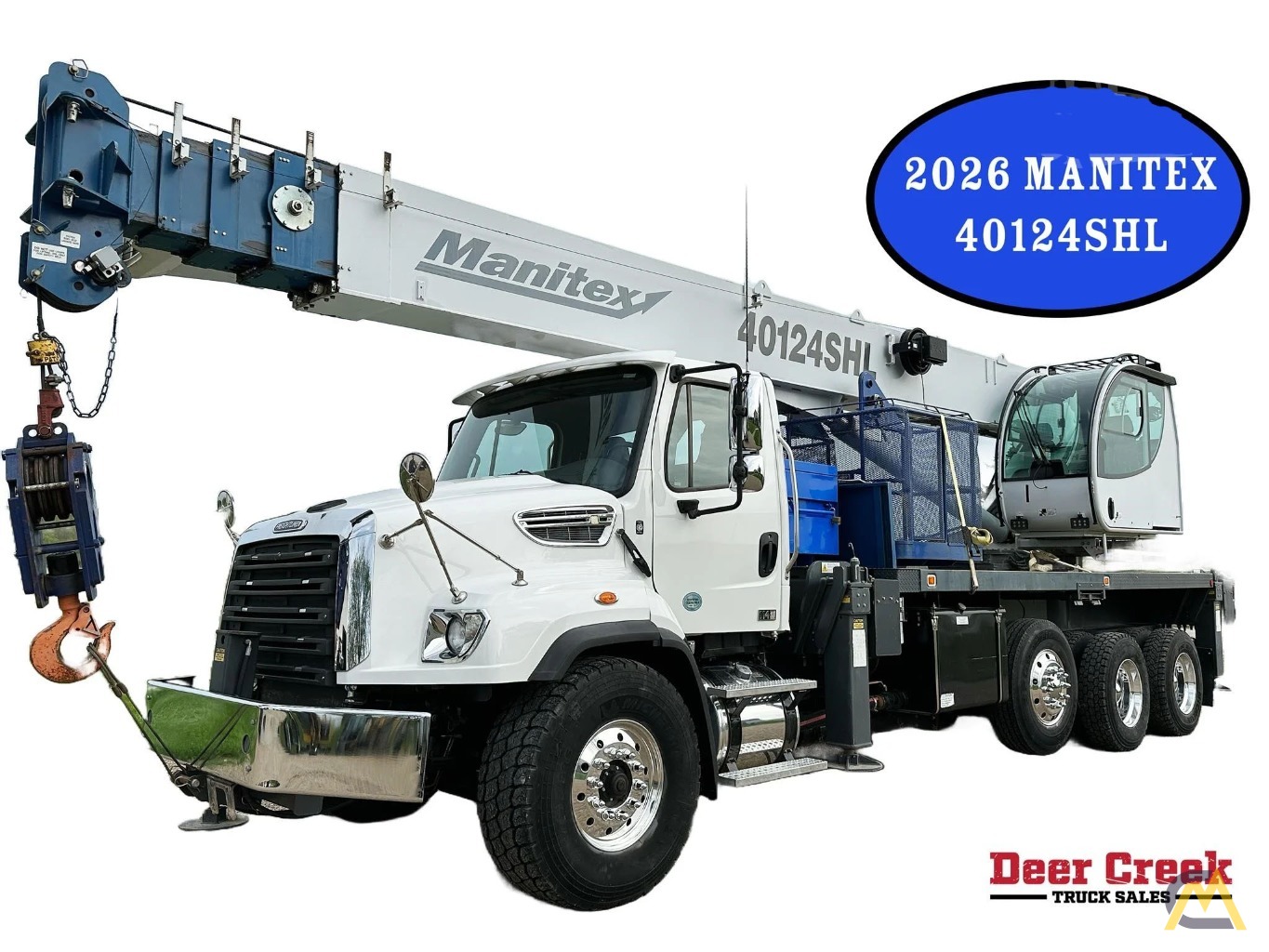 New Manitex 40124SHL Boom Truck Crane For Sale Trucks Hoists & Material ...