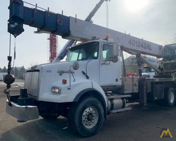 Manitex 40124SHL 40-Ton Boom Truck Crane on Western Star 4900SX For ...