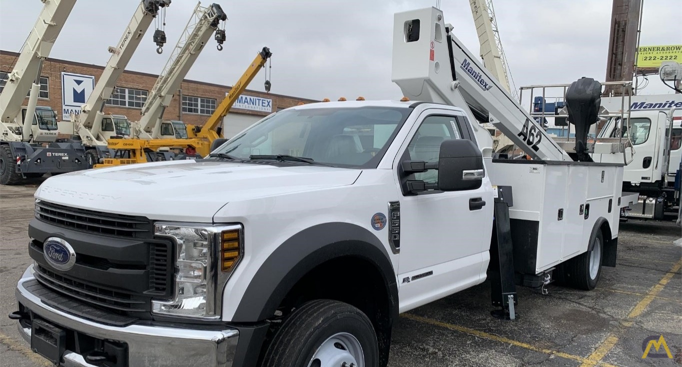 Manitex A62 62' Telescopic Boom Aerial Bucket Truck on Ford F550 For ...