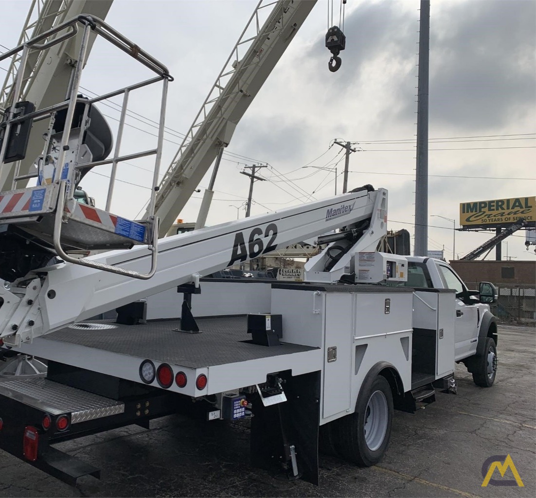 Manitex A62 62' Telescopic Boom Aerial Bucket Truck on Ford F550 For ...
