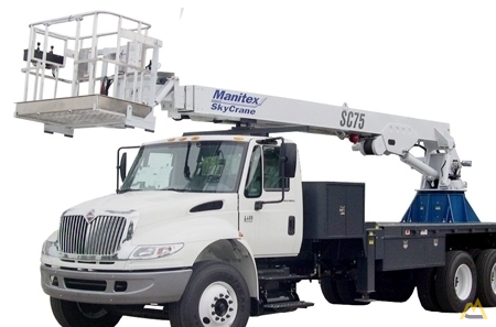Manitex SC75 2.73-ton Telescopic Boom Bucket Truck For Sale Aerial ...