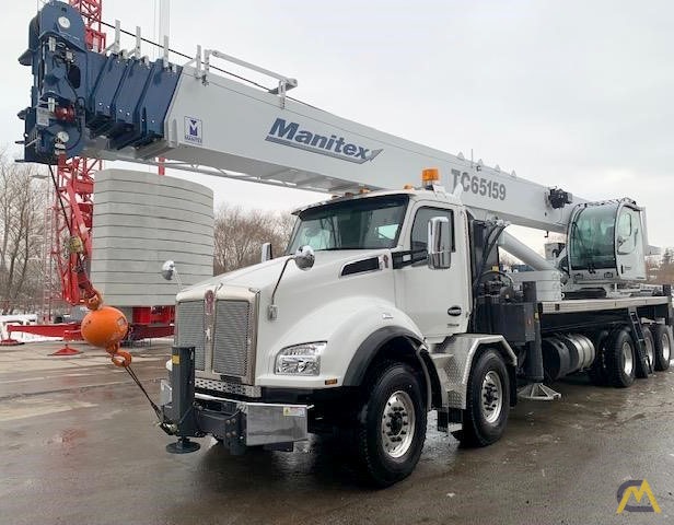Manitex TC65159 65-ton Boom Truck Crane on Kenworth T880 For Sale ...