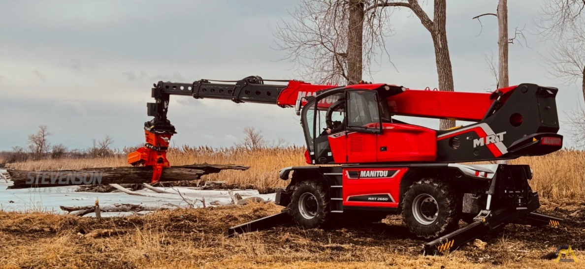 New Manitou MRT 2660 Rotating Telehandlers with Woodcracker CS750 in Stock and For Sale ...