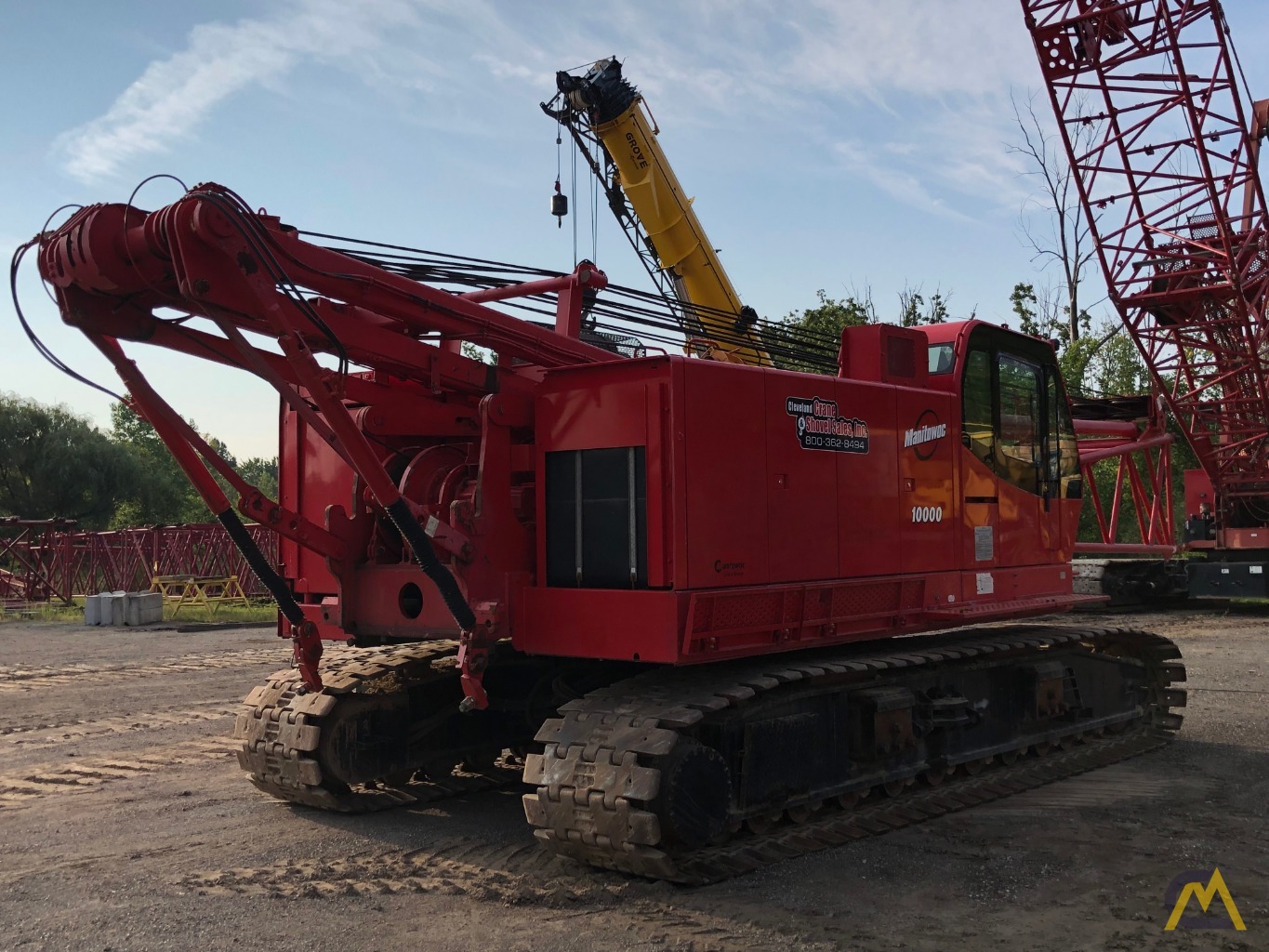 2011 Manitowoc 10000 100-Ton Lattice Boom Crawler Crane For Sale or ...