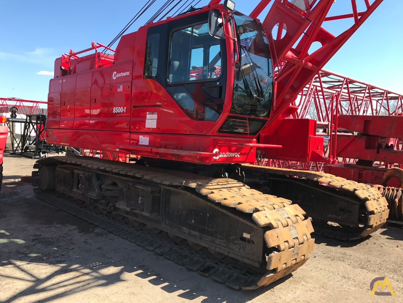 Manitowoc 8000-1 80-Ton Lattice Boom Crawler Crane For Sale or Rent ...