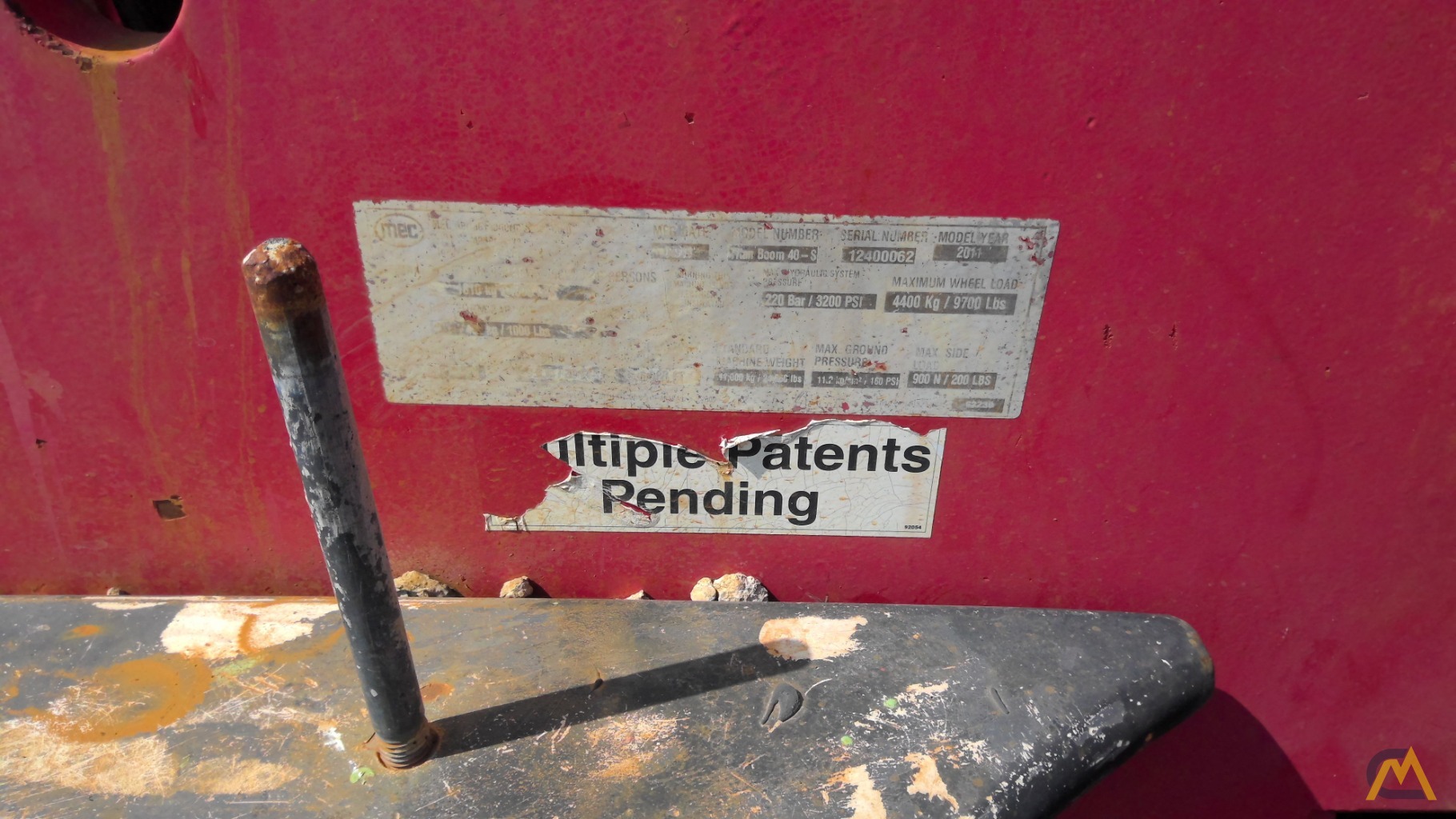 MEC Titan Boom 40-S Heavy Capacity Telescopic Lift For Sale (Auction ...