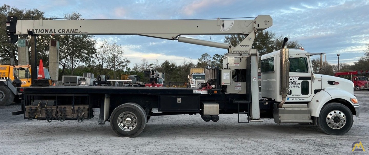 National 571E2 18-ton Boom Truck Crane on Peterbilt 337 For Sale Trucks Hoists & Material ...
