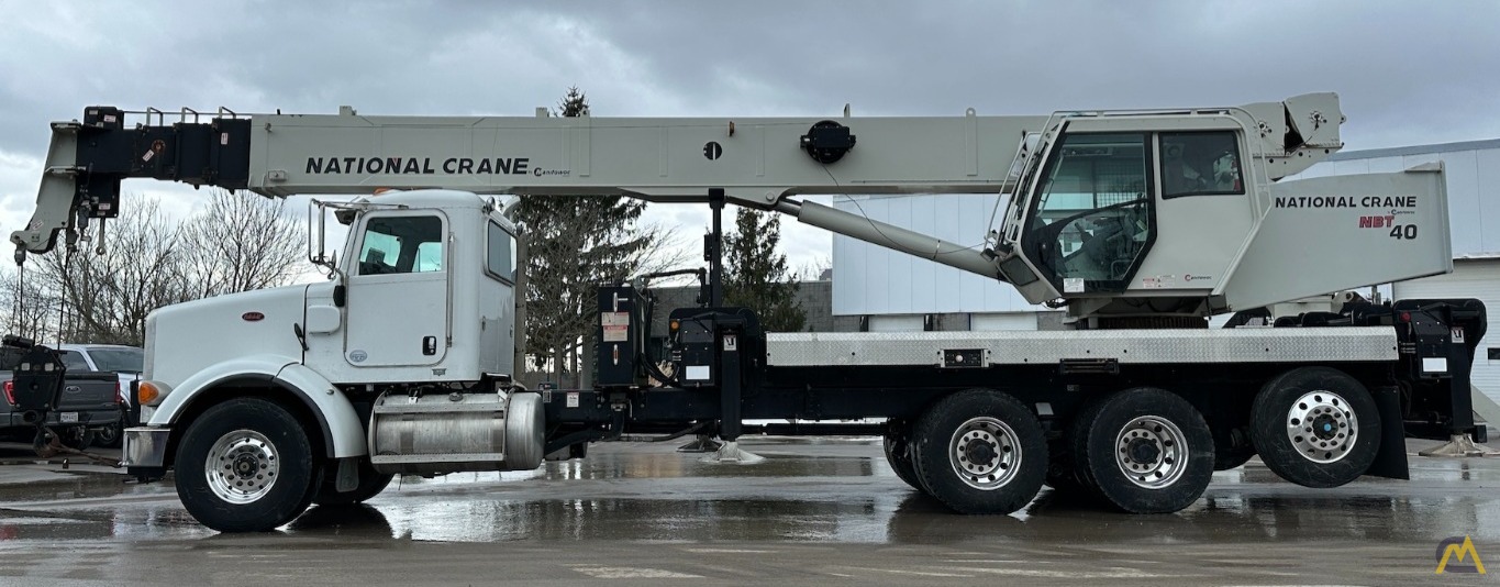 National Series NBT40 / Model NBT40-127 Boom Truck Crane on Peterbilt ...