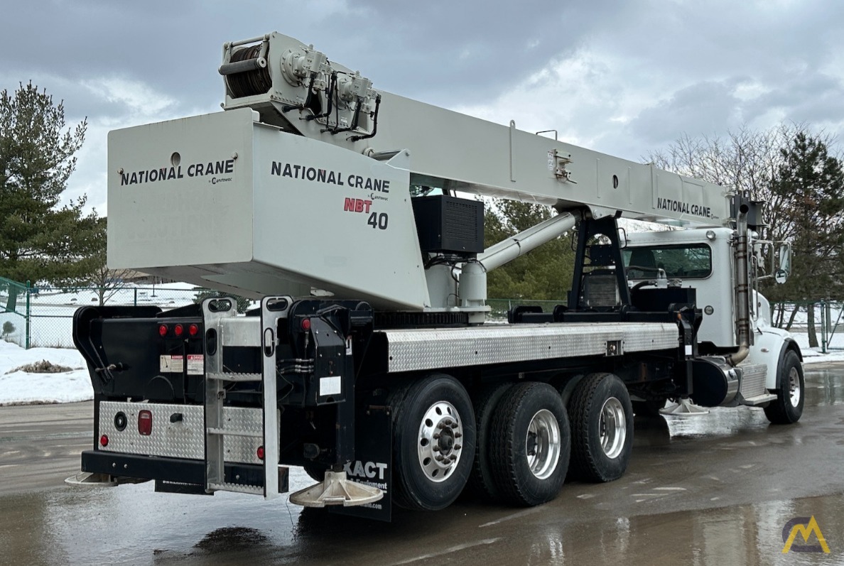National Series NBT40 / Model NBT40-127 Boom Truck Crane on Peterbilt ...