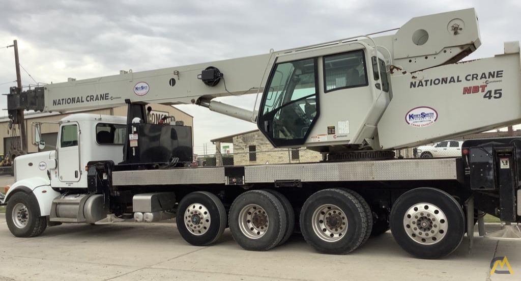 National NBT45 Series / NBT45-127 45-ton Boom Truck Crane on Peterbilt ...