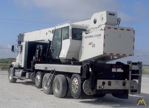 National NBT45-142 45-ton Boom Truck on Kenworth T800 For Sale Crane ...