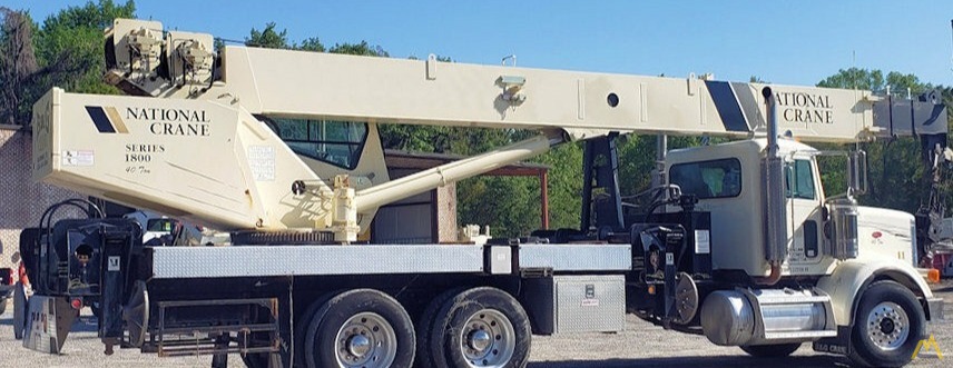 National Series 1800 Model 18103 40-ton Boom Truck on Peterbilt 257 For Sale Crane Trucks Hoists ...