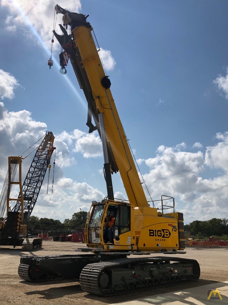 Grove GHC75 75-ton Telescopic Boom Crawler Crane For Sale or Rent ...