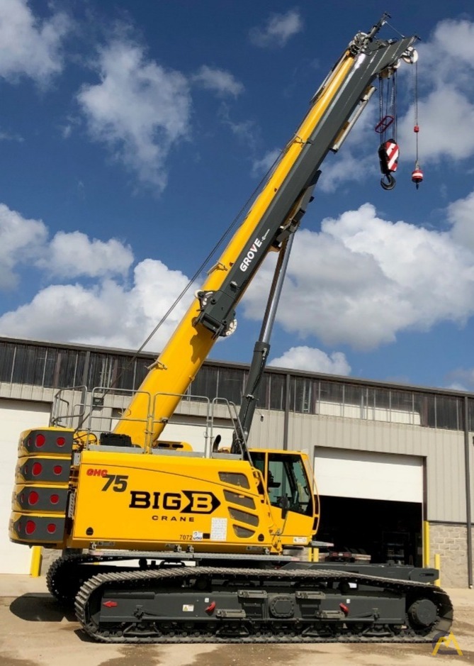 Grove GHC75 75-ton Telescopic Boom Crawler Crane For Sale or Rent ...