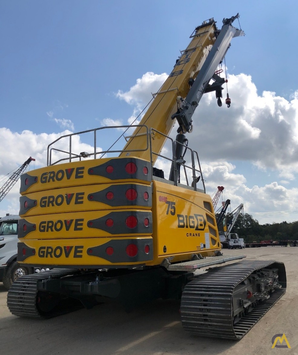 Grove GHC75 75-ton Telescopic Boom Crawler Crane For Sale or Rent ...