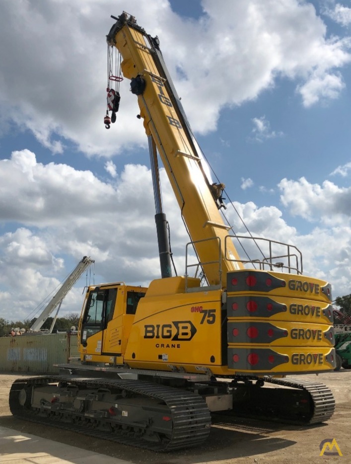Grove GHC75 75-ton Telescopic Boom Crawler Crane For Sale or Rent ...