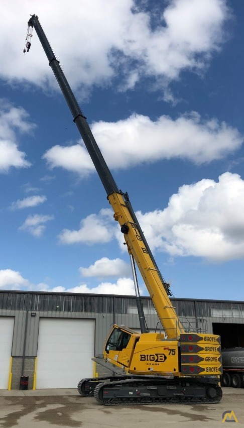 Grove GHC75 75-ton Telescopic Boom Crawler Crane For Sale or Rent ...