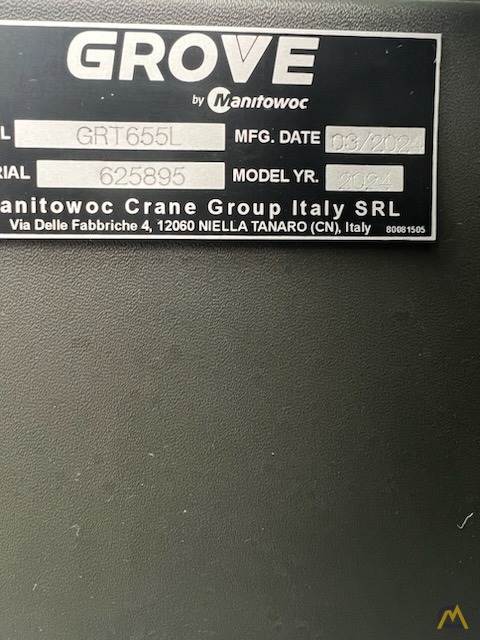 2024 Grove GRT655L Rough Terrain Crane For Sale or Rent Hoists ...