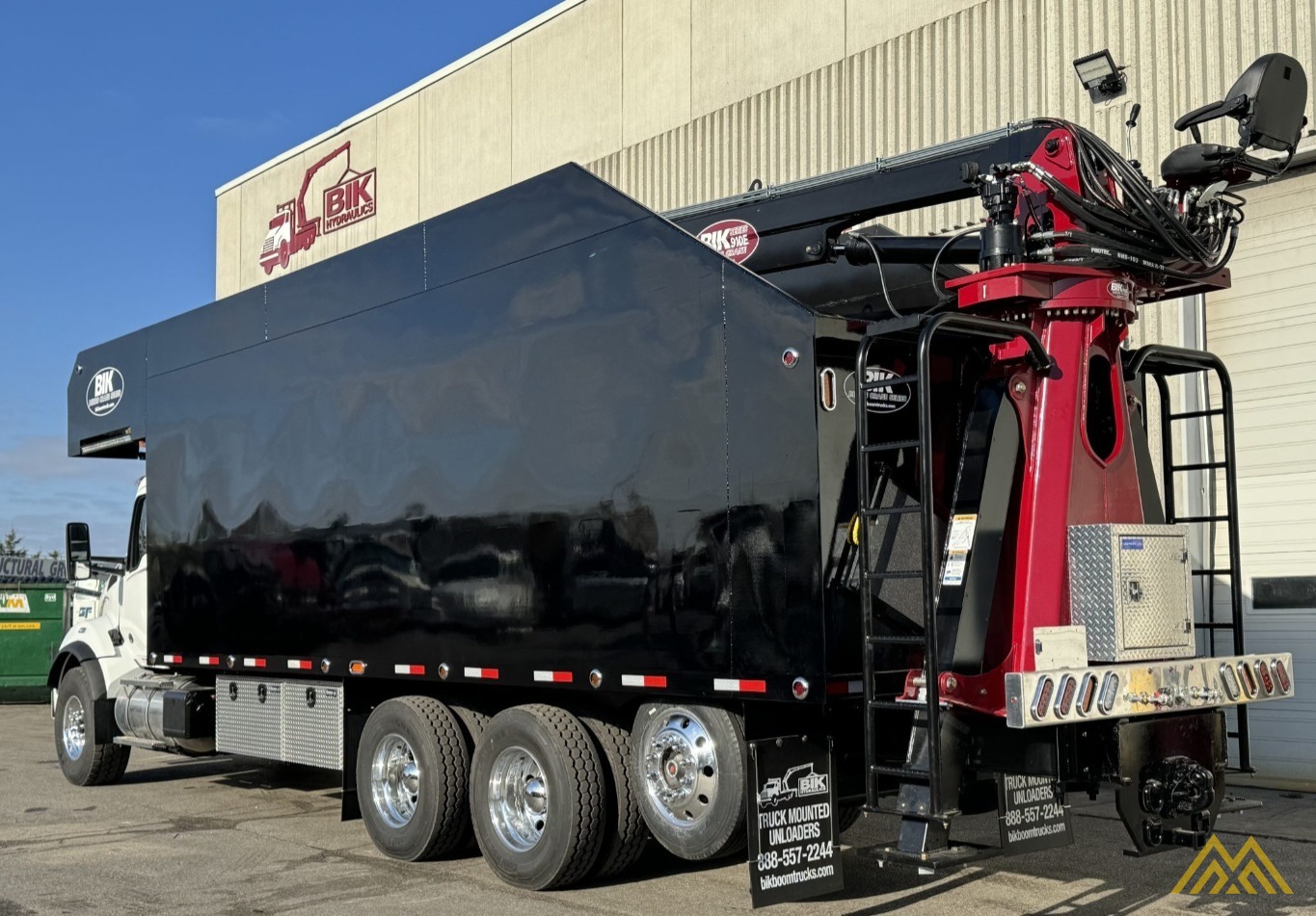 Rotobec Logo NEW BIK DEBRIS CRANE SERIES DC 910E ON KENWORTH T800 BY