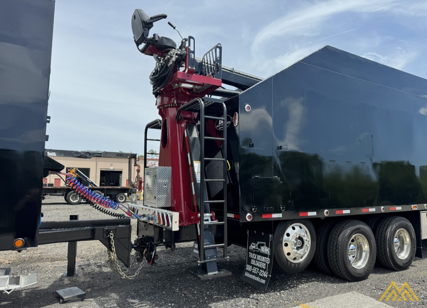 NEW BIK DEBRIS CRANE SERIES DC-910E ON KENWORTH T800 BY ROTOBEC For ...