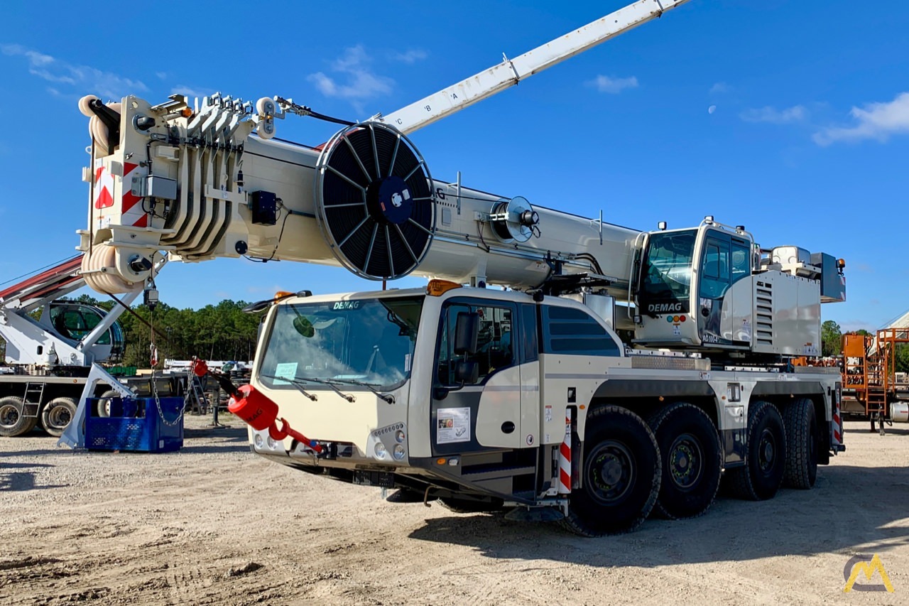 New Demag AC 100-4L 120-Ton All Terrain Crane For Rent Hoists ...