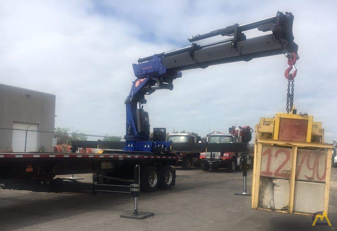 NEW PM 100024 KNUCKLE BOOM REAR-MTD ON 42′ T/A TRAILER For Sale ...
