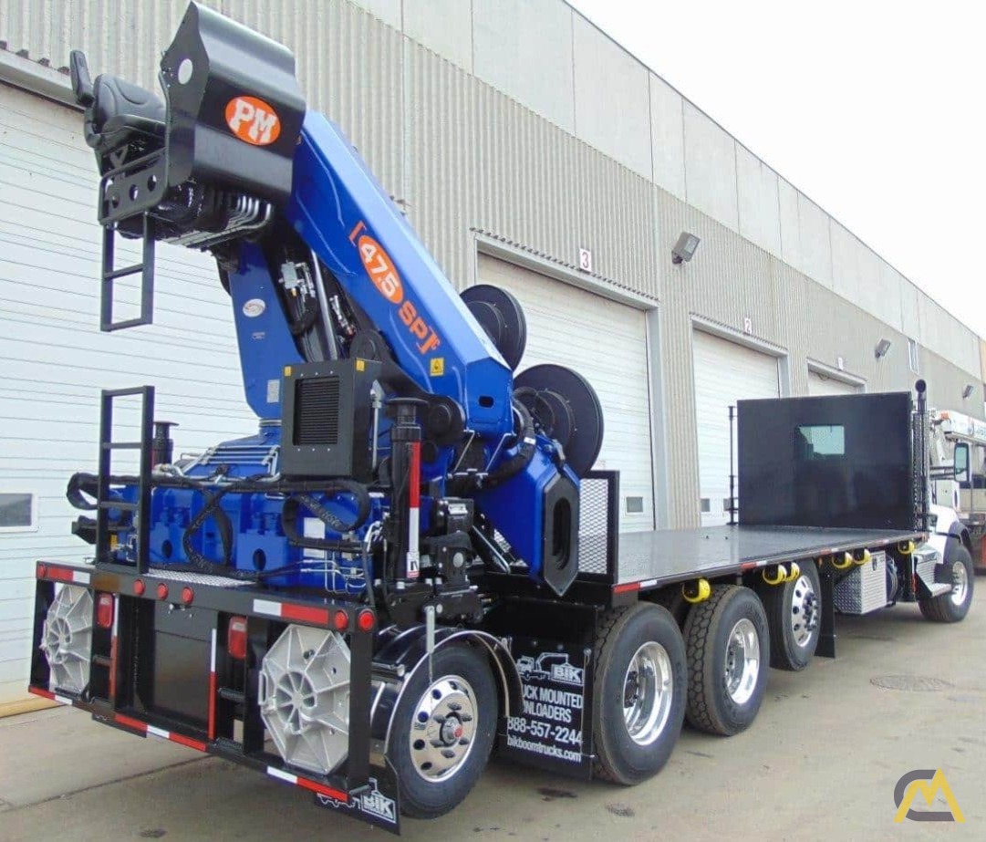 NEW PM 47529 (NON-JIB) 74’ SIDE REACH – KENWORTH T880 5-AXLE For Sale Articulating Knuckle Boom ...