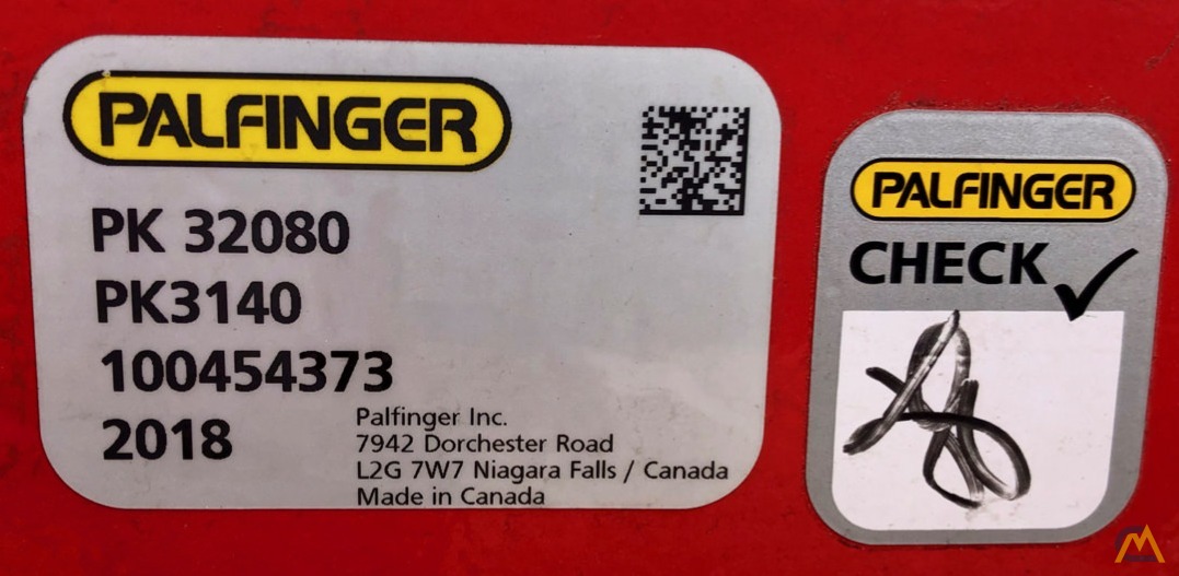 Palfinger PK32080 9.37-Ton Knuckle Boom Articulating Crane For Sale ...