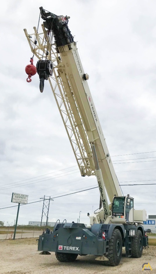 Terex Quadstar 1100 110-Ton Rough Terrain Crane For Sale or Rent Hoists & Material Handlers ...