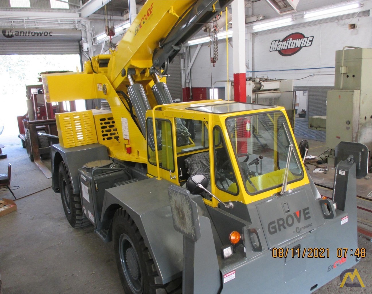 Remanufactured Grove RT58D 20-ton Down Cab Rough Terrain Crane with ...