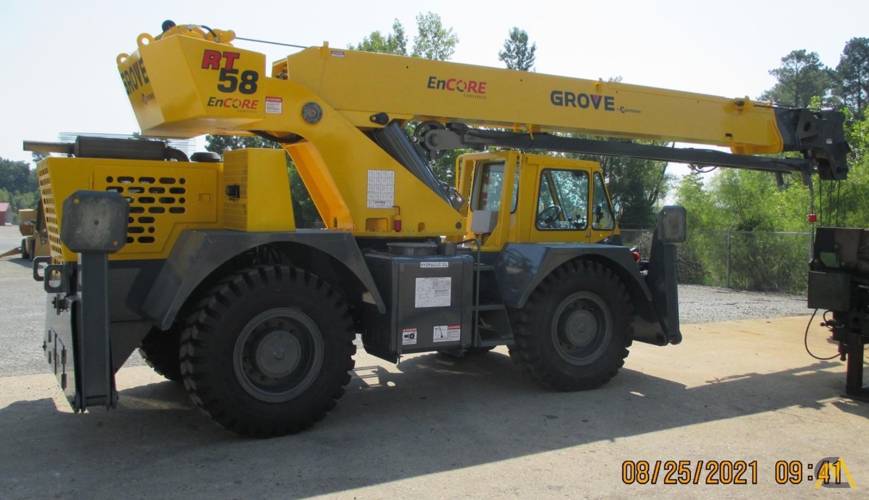 Remanufactured Grove RT58D 20-ton Down Cab Rough Terrain Crane with ...