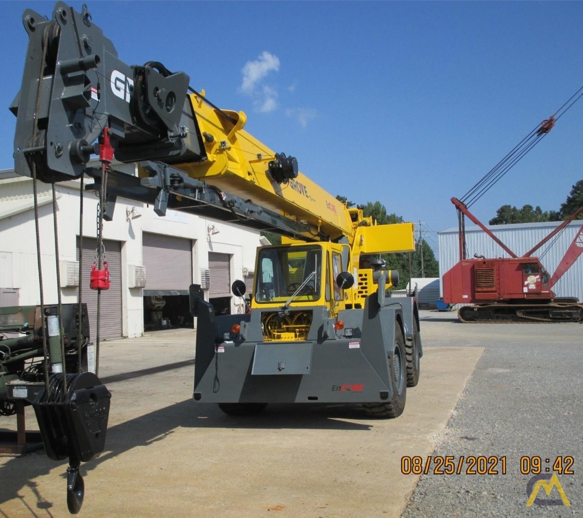 Remanufactured Grove RT58D 20-ton Down Cab Rough Terrain Crane with ...