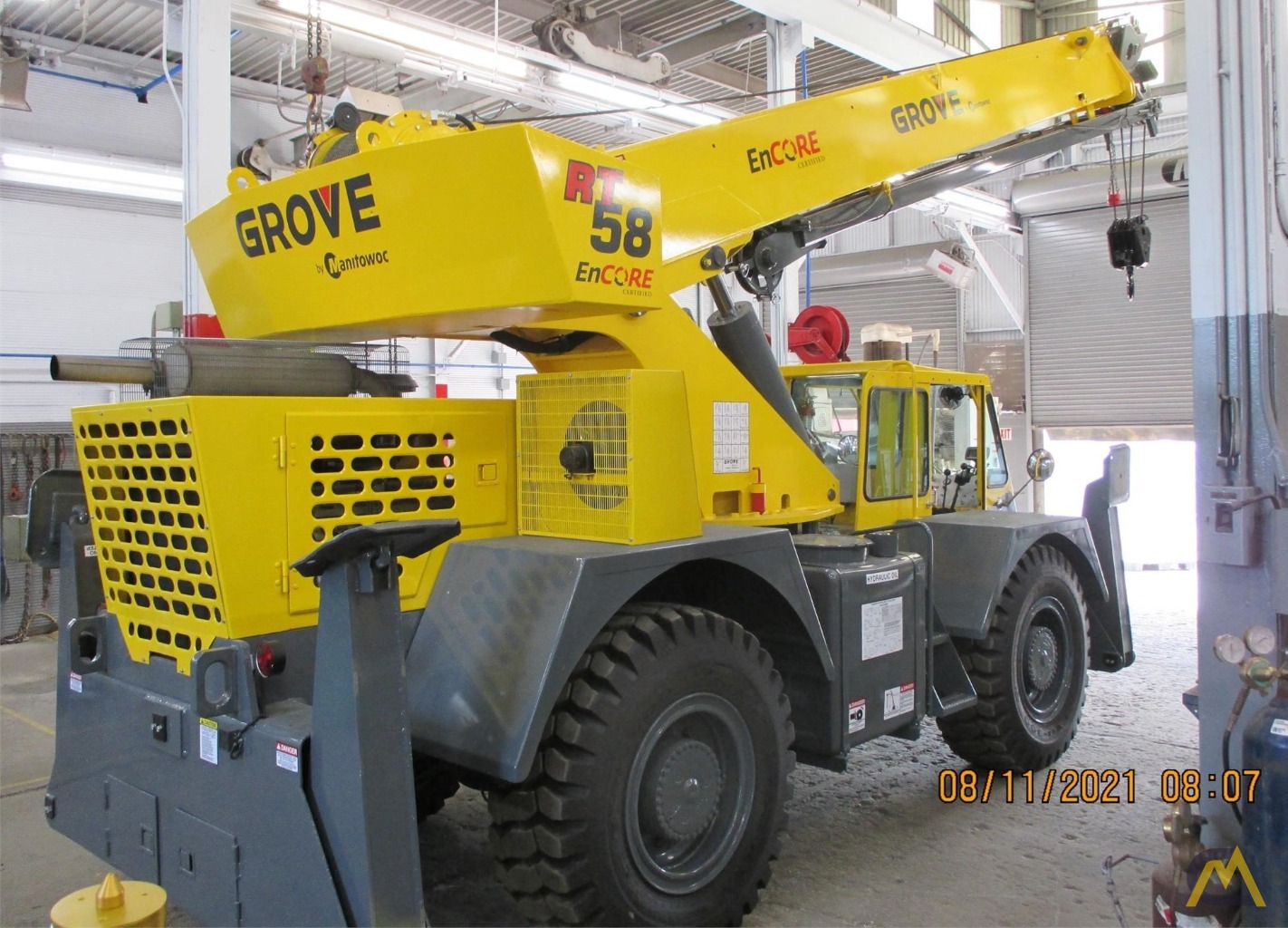 Remanufactured Grove RT58D 20-ton Down Cab Rough Terrain Crane with ...