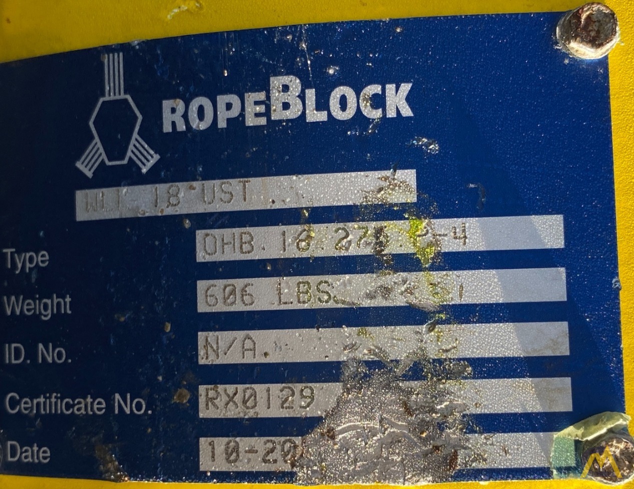 RopeBlock 18-Ton Overhaul Ball For Sale Balls Parts Attachments Components Manuals & Accessories ...