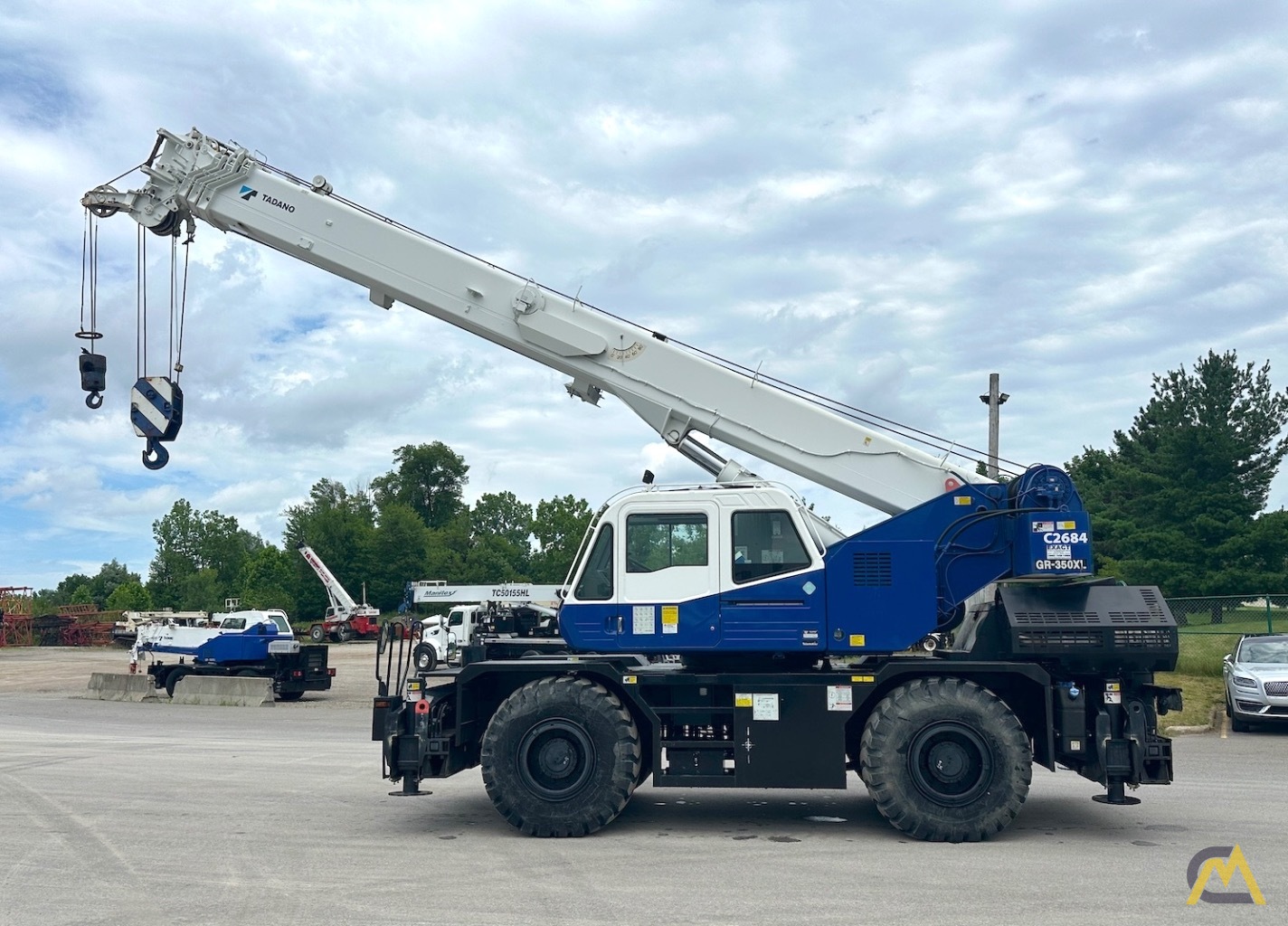 Tadano GR-350XL-3 Rough Terrain Crane For Sale or Rent Hoists ...