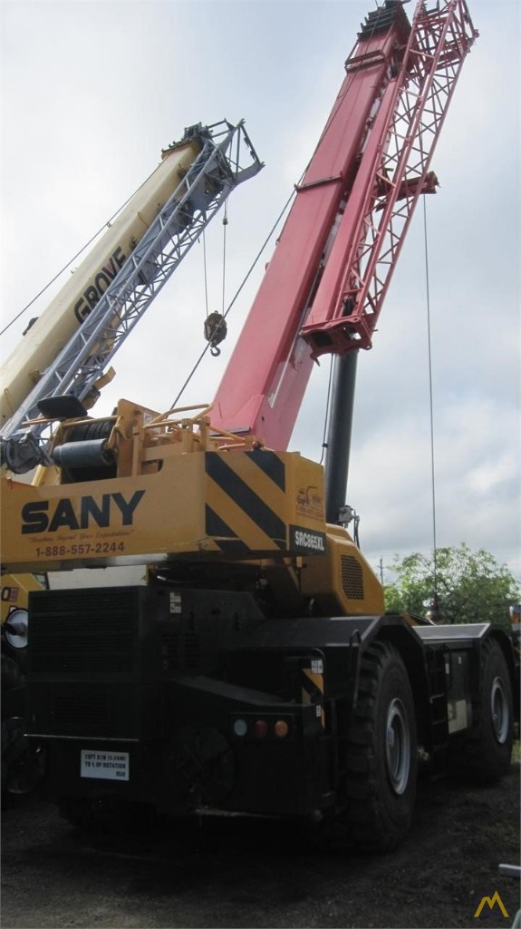 Sany SRC865XL 65-Ton Rough Terrain Crane For Sale Hoists & Material ...