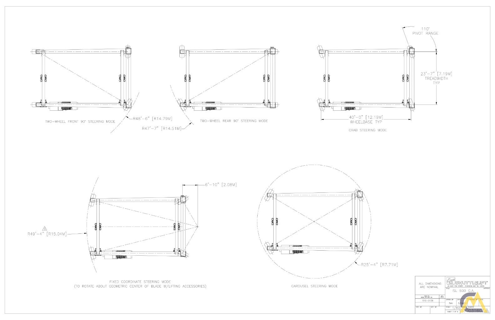 Shuttlelift ISL50B 50-Ton Gantry Cranes For Sale Hoists & Material ...