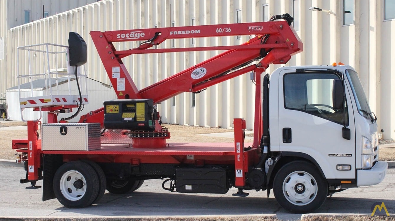 Socage Freedom 60/36 .15-Ton Aerial Man Lift For Sale Bucket Truck ...
