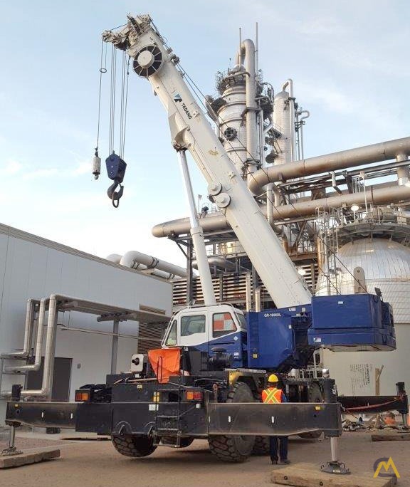Tadano GR-1600XL 160-ton Rough Terrain Crane For Sale Hoists & Material ...