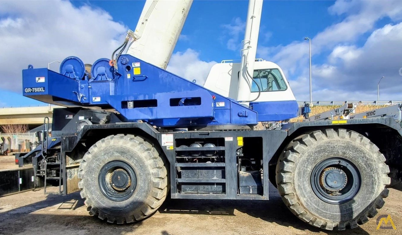 Tadano GR-750XL 75-Ton Rough Terrain Crane For Sale or Rent Hoists ...