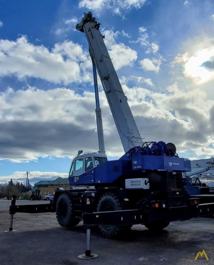 Tadano GR-750XL 75-Ton Rough Terrain Crane For Sale or Rent Hoists ...