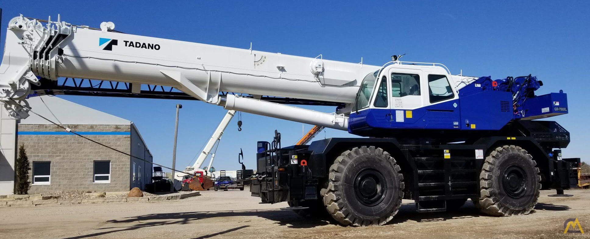 Tadano GR-750XL 75-Ton Rough Terrain Crane For Sale or Rent & Material ...