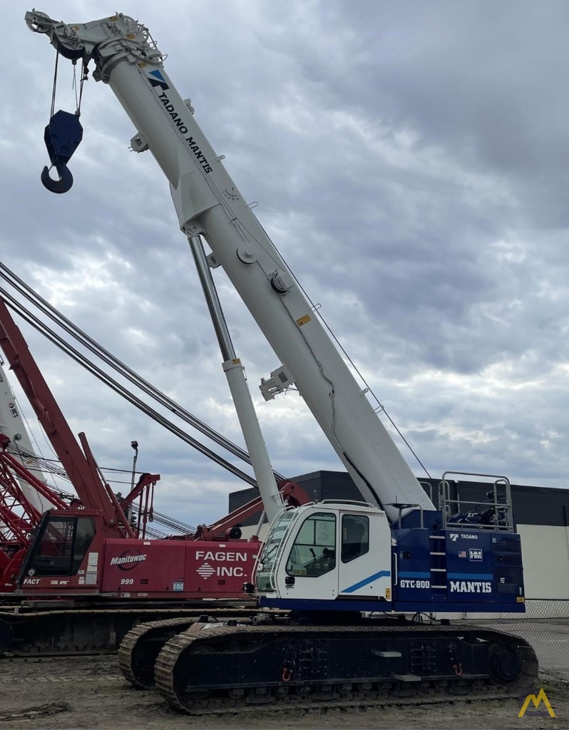 Tadano Mantis GTC 800 80-ton Telescopic Boom Crawler Crane For Sale ...